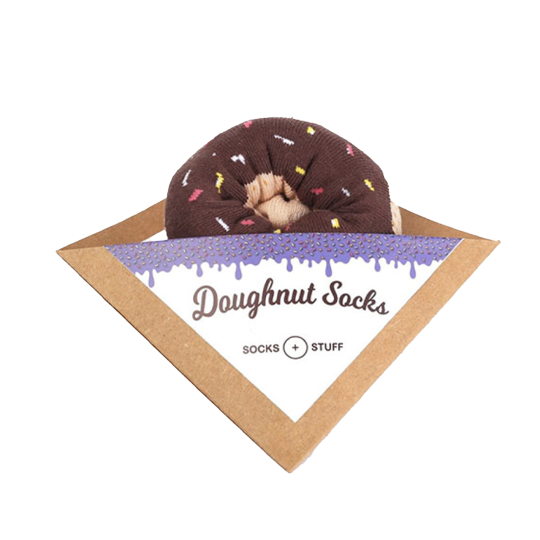 Chocolate Glazed Kids Doughnut Socks – Socks & Stuff